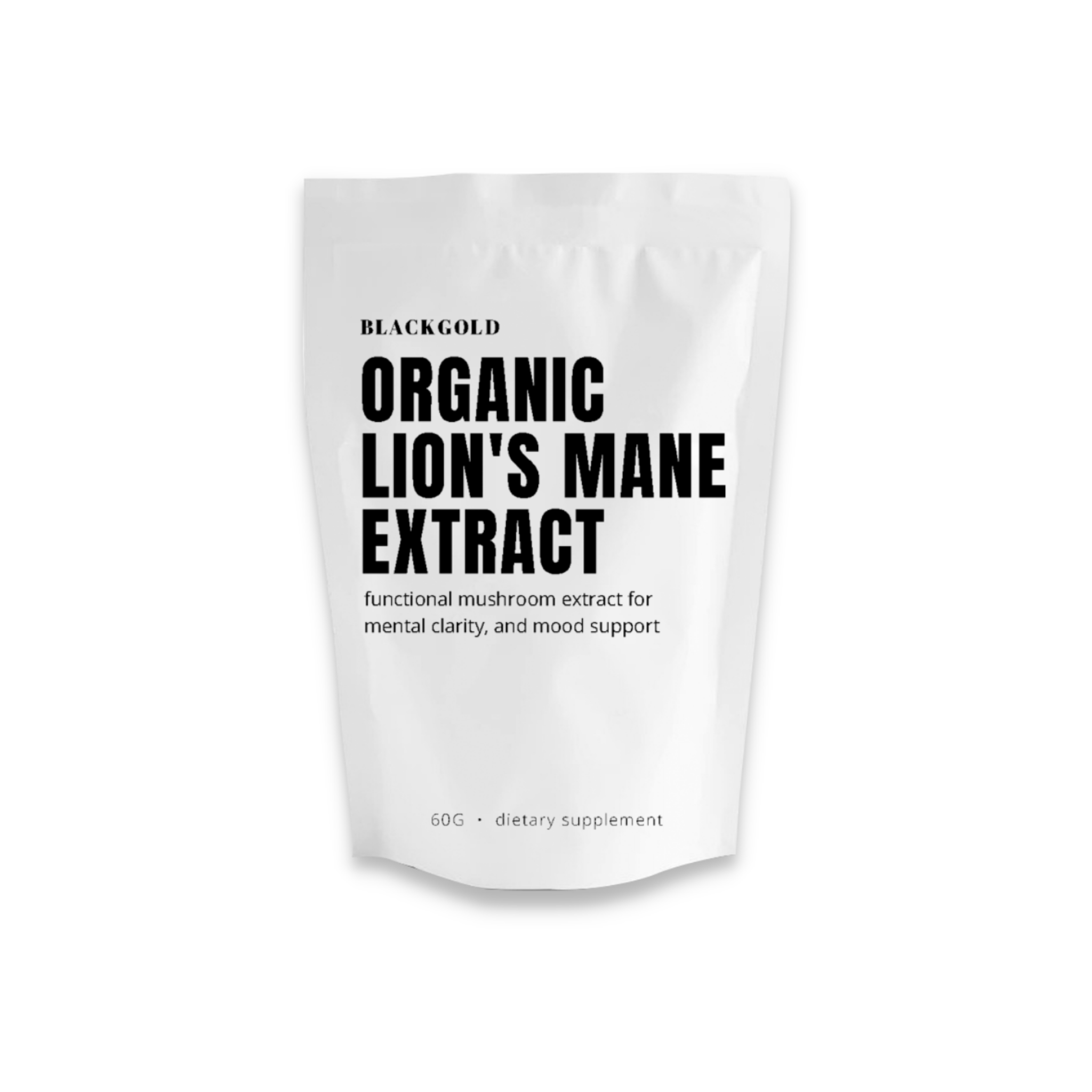 Organic Lion’s Mane Extract – Blackgold Elixir